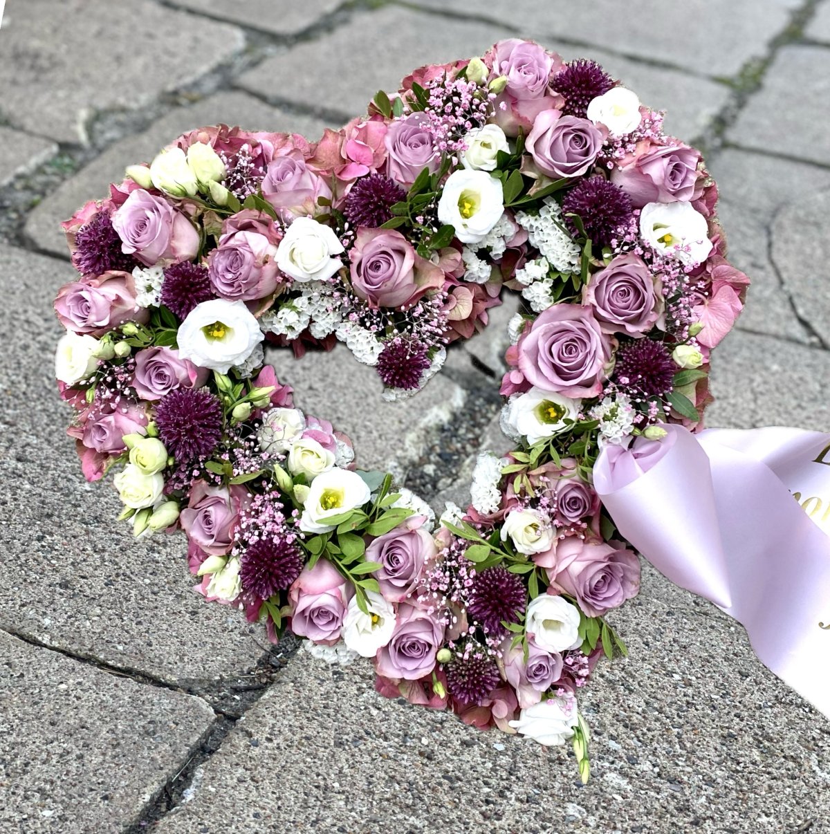 ROSA/PINK/HVID OASIS HJERTE - Oasis hjerte - Rokoko Blomster v/Charlott ...